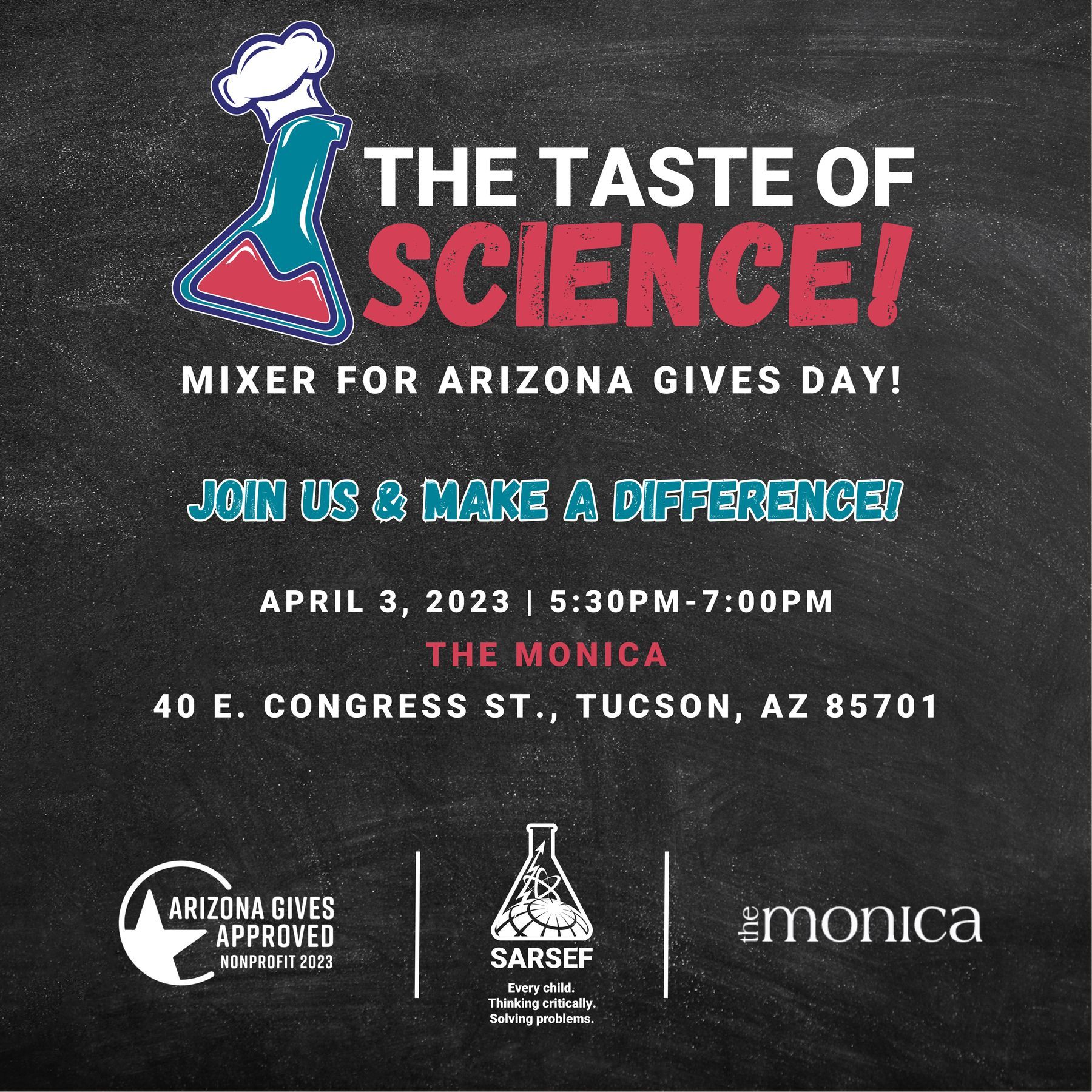 SARSEF’s “Taste of Science” Mixer for Arizona Gives Day! | SurveyPlanet