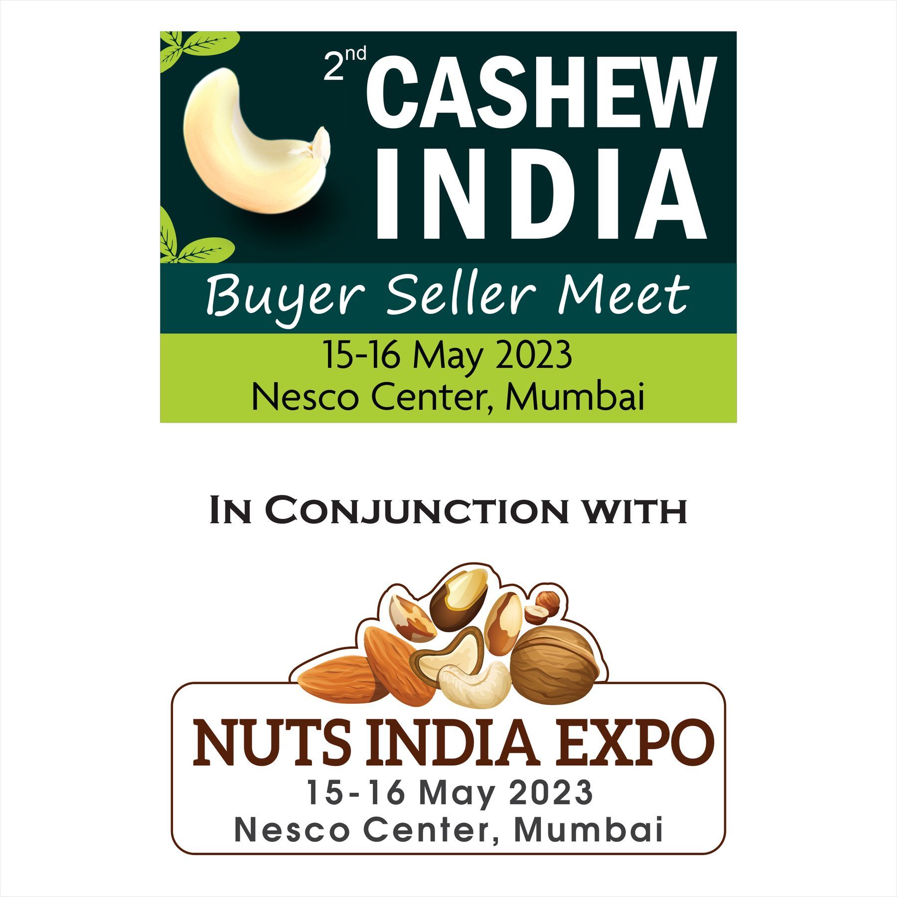 Cashew India Buyer Seller Meet & Nuts Expo 2023 | SurveyPlanet